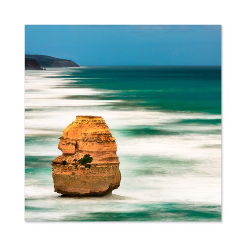 Seyring Lonely Rock Ocean Photo Wall Art Canvas Print 24X24 In | eBay ...