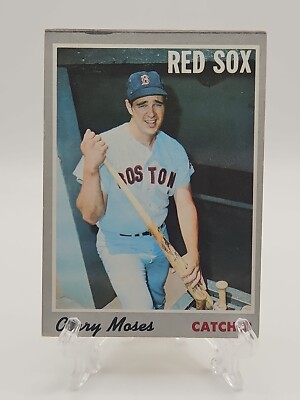 1970 Topps Baseball #104 Gerry Moses Vintage Boston Red Sox Trading ...