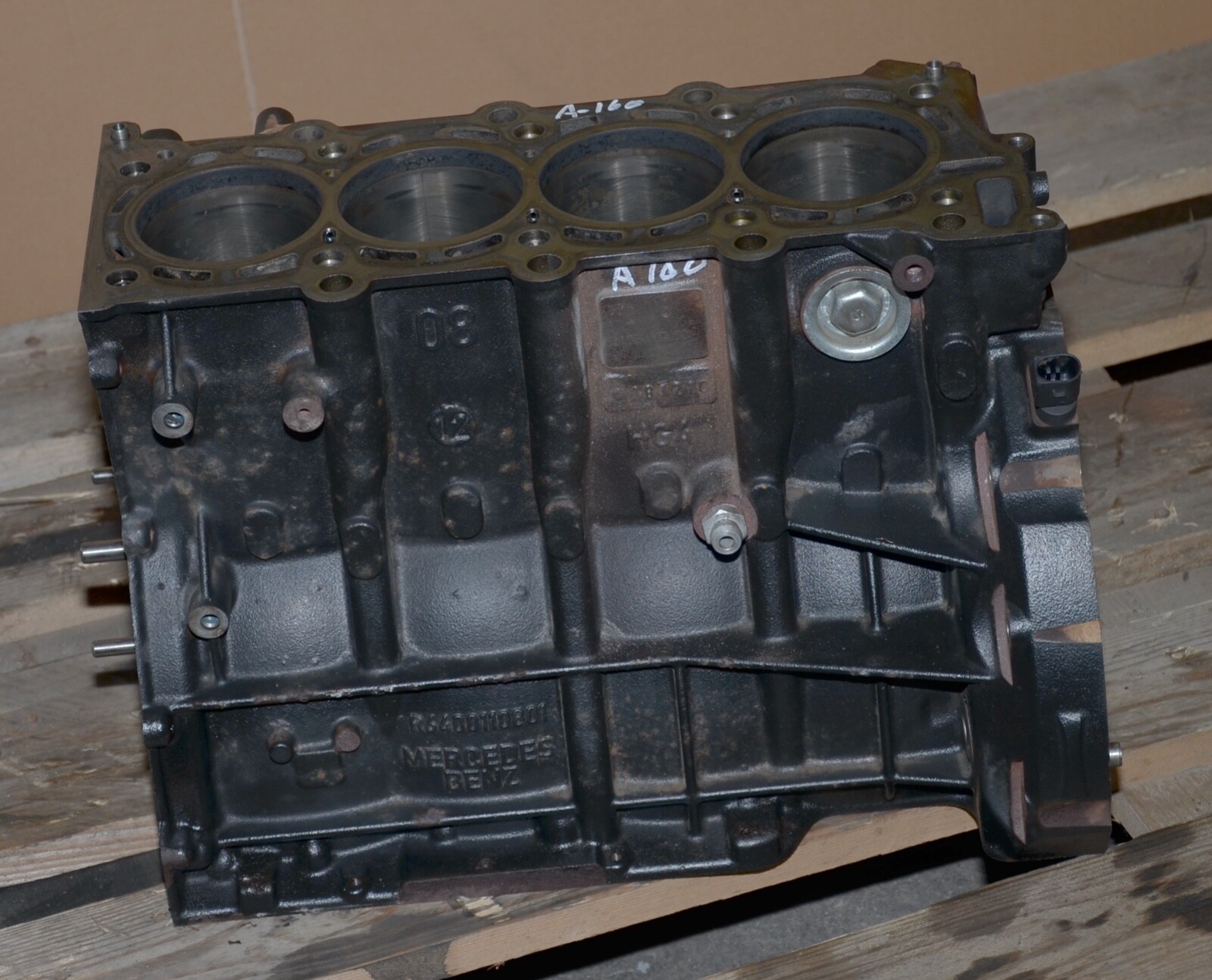 Motor Mercedes W169 W245 A160 CDI Block Motorblock OM640 640942 ...