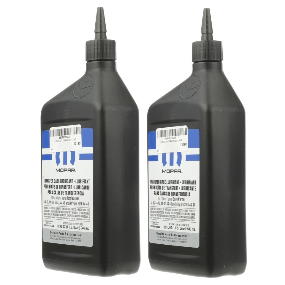 JEEP DODGE CHRYSLER RAM TRANSFER CASE LUBRICANT 2-(32 FL OZ) OE MOPAR ...