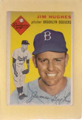 1954 Topps #169 Jim Hughes Dodgers VG/EX Very Good/Excellent #24566 | eBay