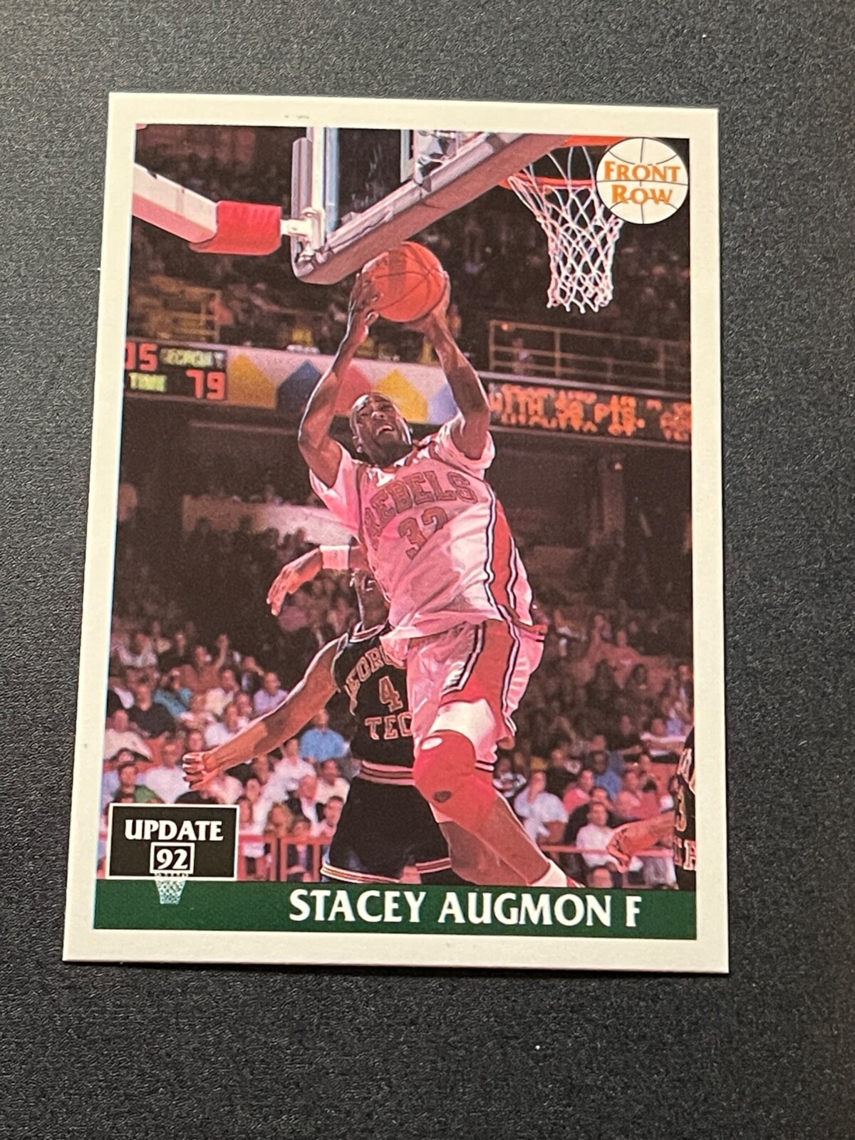 1992 Front Row Update Stacey Augmon National Convention Promo Card | eBay