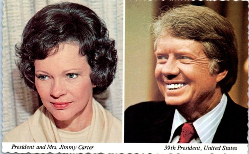 PRESIDENT and MRS. JIMMY CARTER split view - Postcard | eBay