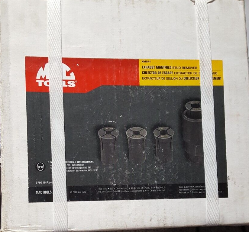 Mac Tools Exhaust Manifold Stud Remover Kit XMSR1 for sale online | eBay