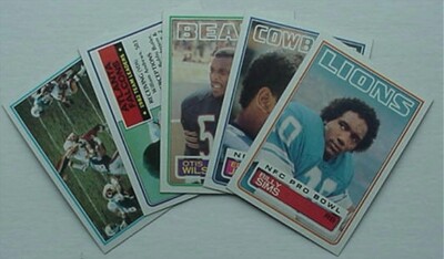 1983 TOPPS FOOTBALL CARD SINGLES (1-198) w/DISCOUNT ** 34¢ EA **$2.50 ...
