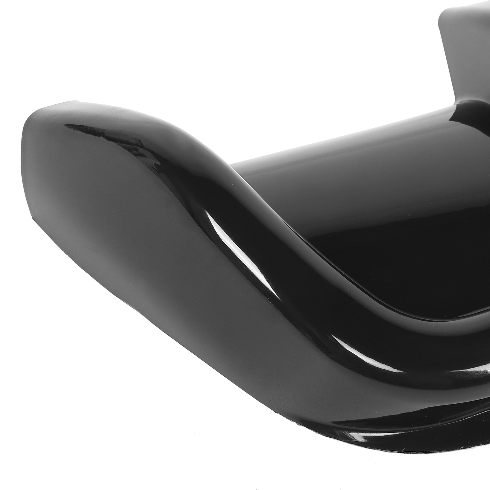 Glossy Black Rear Spoiler Fin Tail Insert Bumper Diffuser Lip Car Body ...