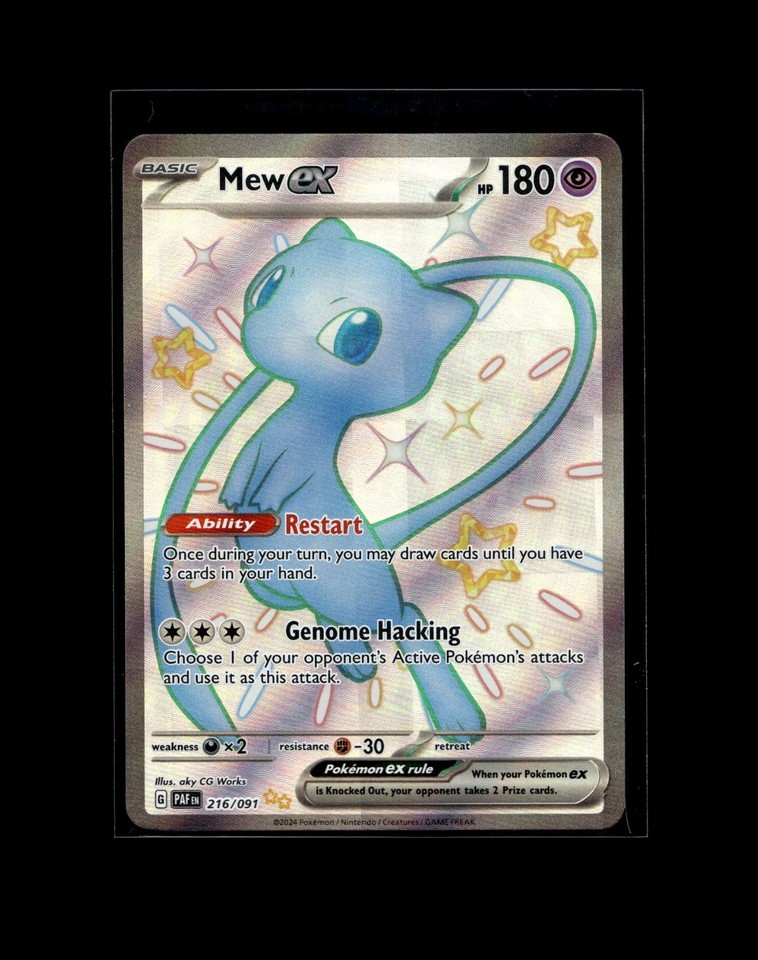 Mewtwo Mew Pokémon Card! Holo/Reverse Holo Ex Rare V Vmax GX Full Art ...