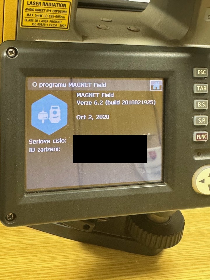 Topcon OS-103 Reflectorless Onboard Total Station with Magnet Field | eBay