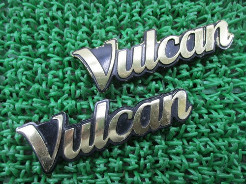 KAWASAKI Genuine Used Vulcan 88 Right and Left Side Cover Emblem ...