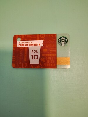 Starbucks PSL Mini Keychain Gift Card | eBay