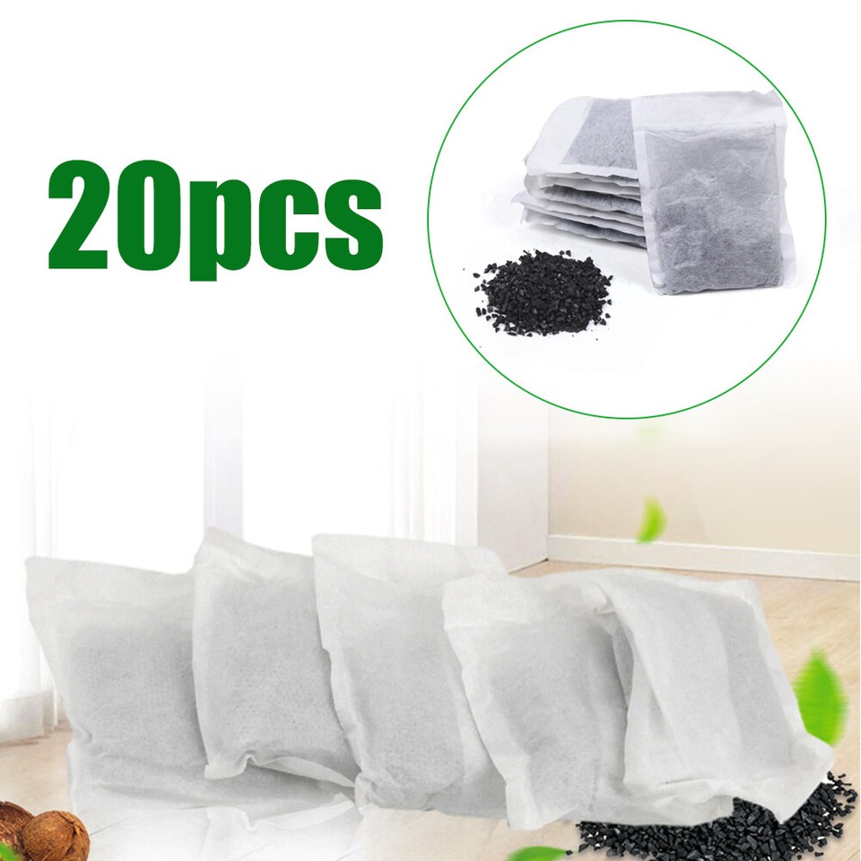 20 Packs Activated Carbon Charcoal Filters For Water Distiller Hygiene ...