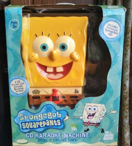 Spongebob CD Player Karaoke Machines "Bring it around town!" Singing ...