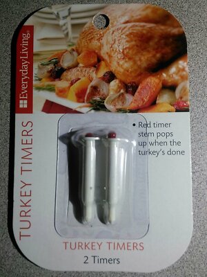 2 Pieces Turkey Pop-up Timer Cooking/Kitchen Tool Chicken Beef Poultry ...