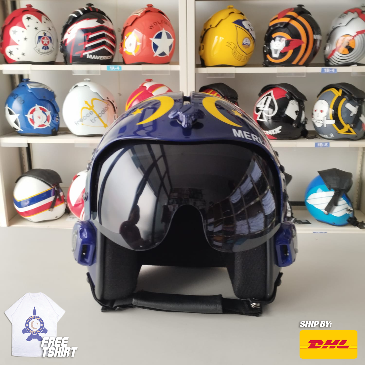 Merlin Top Gun Helmet