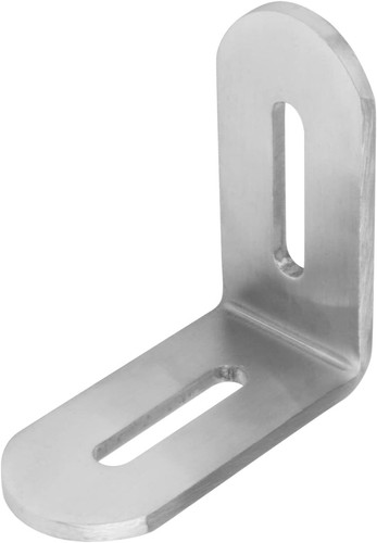 16 Pcs 2 X 2 Inches Slotted L Right Angle Bracket, Stainless Steel ...