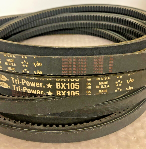 3) Gates Tri-Power Vextra Industrial Cogged V-Belt BX105 | eBay