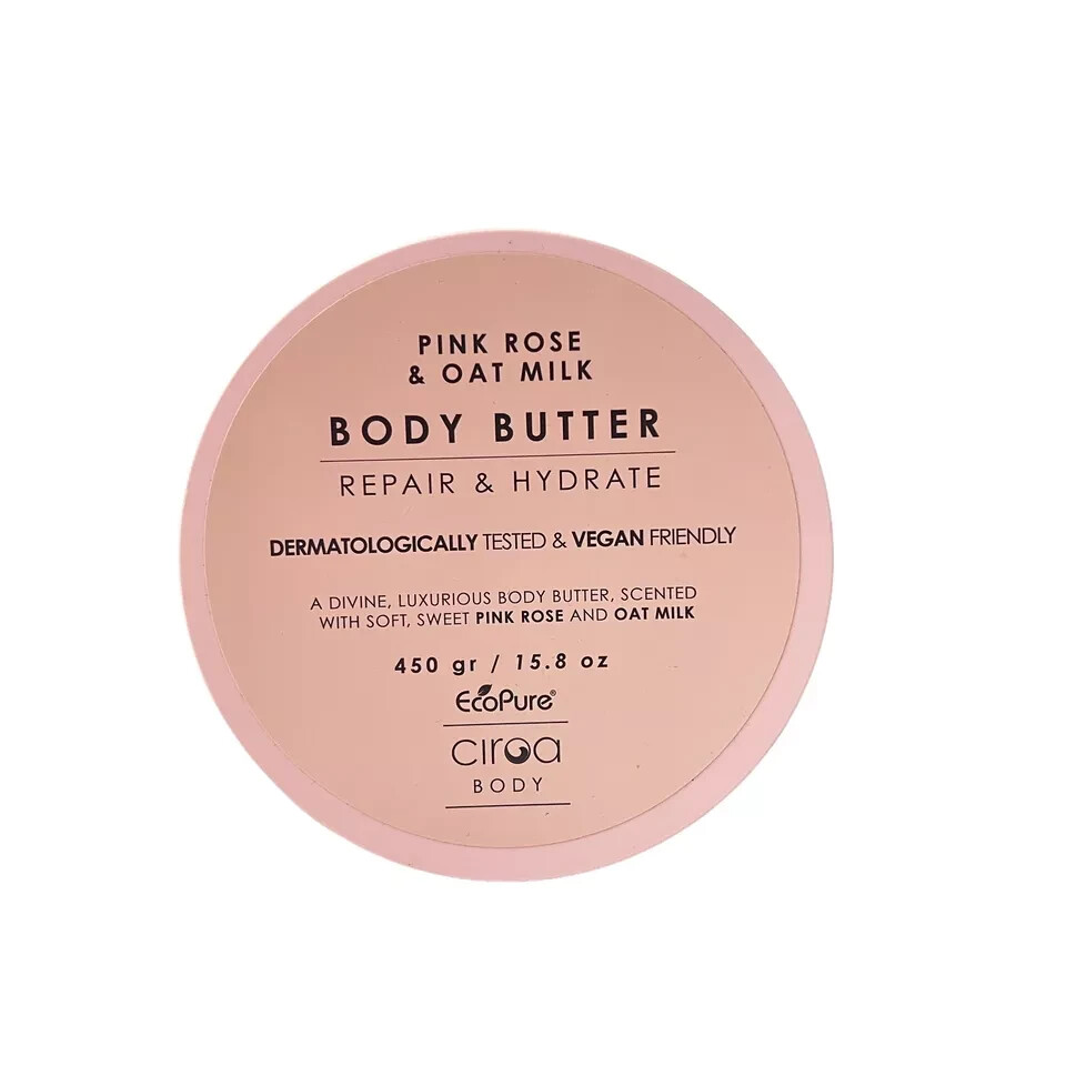 Ciroa Body Butter Pink Rose & Oat Milk Repair & Hydrate ...
