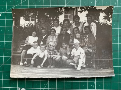 Lifestyle Propaganda Family Man Girl Vintage Photo USSR Ukraine 1950-80 ...