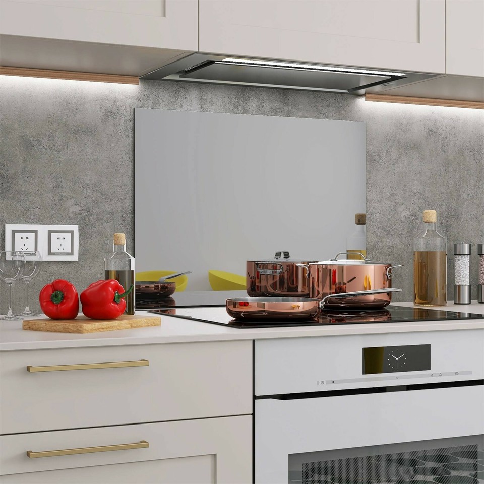 BELOFAY Toughened Glass Heat Resistant Splashback /Kitchen Splashback ...