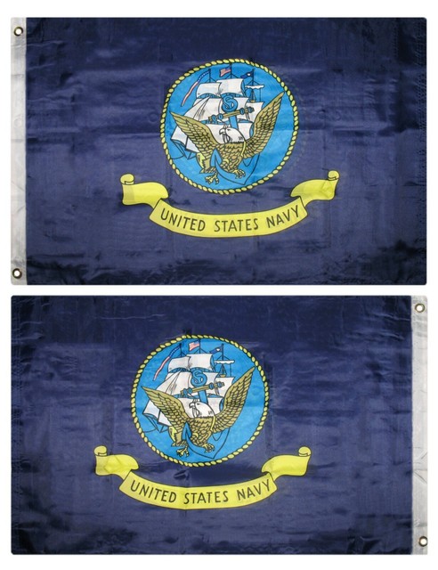 2x3 USN U.S. Navy Ship Double Sided 2ply 2'x3' Premium Quality ...