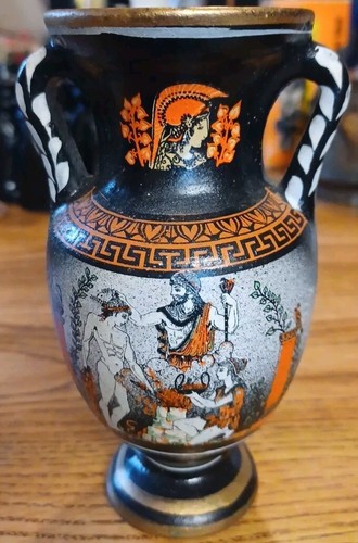 Greek Reproduction Pottery Vase Trintolemos Ferofatta Demetra Demi-God ...