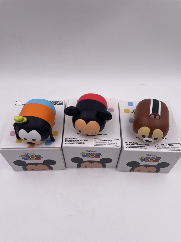Disney Store: Disney Tsum Tsum Collectible Vinyl Figure: Set of 3 (D6 ...