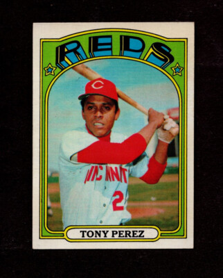 1972 Topps #80 Tony Perez - Cincinnati Reds - Hall of Fame - FREE ...