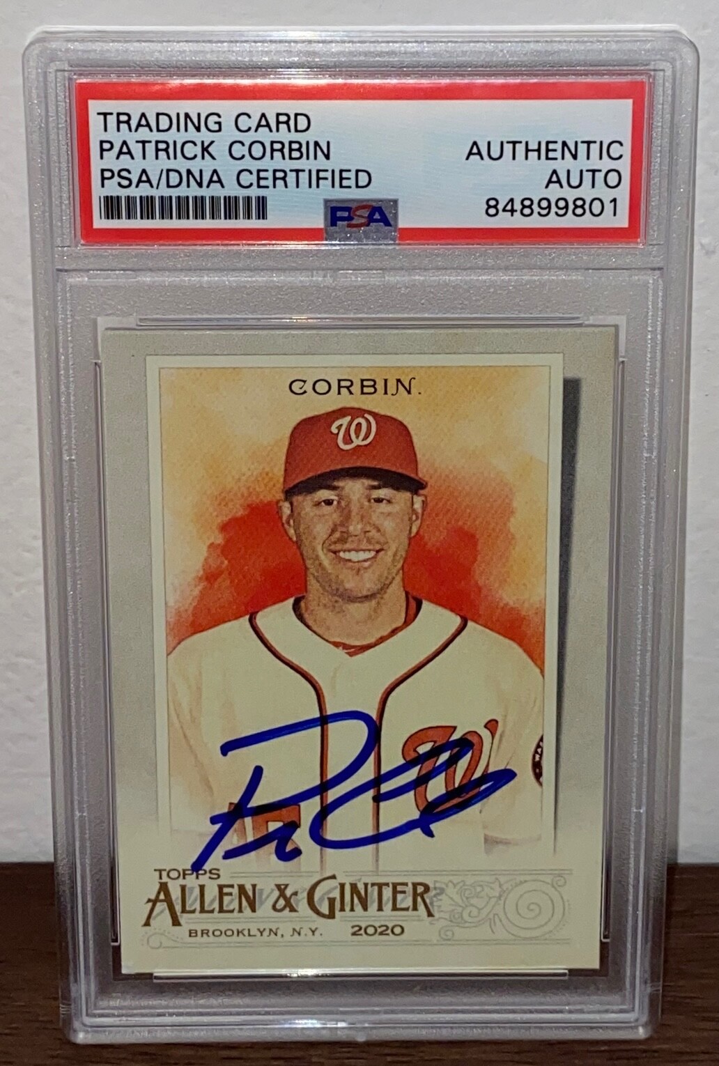 Patrick Corbin Signed Autographed 2020 Topps Allen & Ginter Card #142 ...