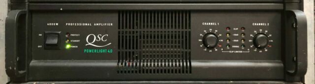 QSC Powerlight 4.0 Power Amplifier 4000w for sale online | eBay