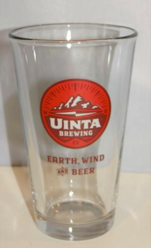 UINTA BREWING Co Pint Beer Glass Salt Lake City Utah Brewery | eBay
