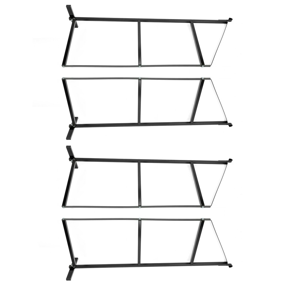 4Pcs Cargo Shipping Container Shelving Shelf Brackets 3 Tier 22"x60 ...