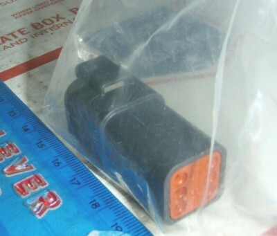 Harley Black Sealed 6 Pin Housing BNIP OEM 72106-94 One unit 34 | eBay