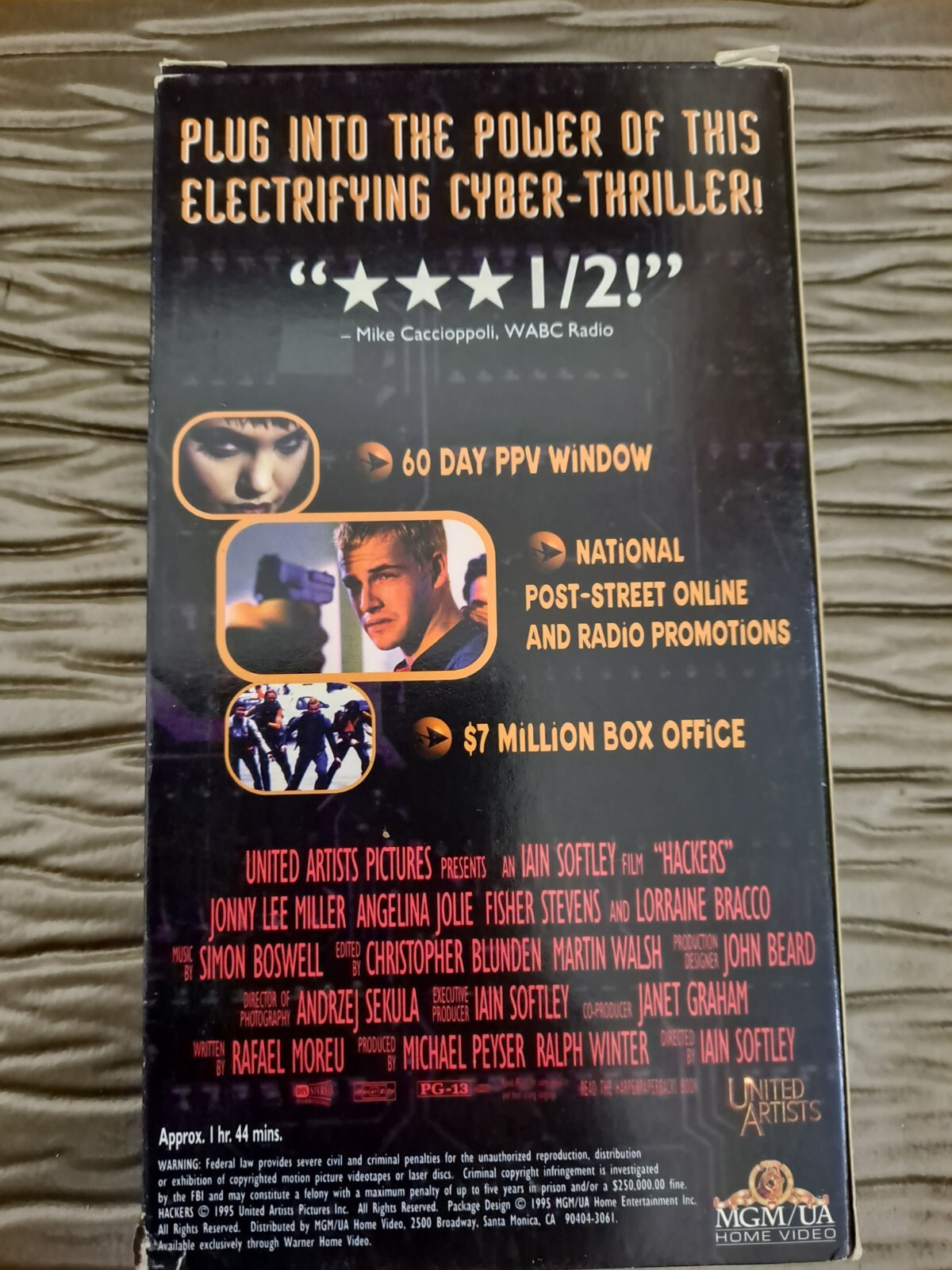Hackers Screener Vhs Zerocool Acidburn Lord Nikon Phantom Freak Joey ...