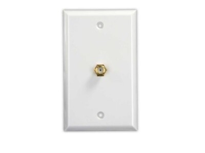 JR Products 47785 Interior Cable TV Plate | eBay