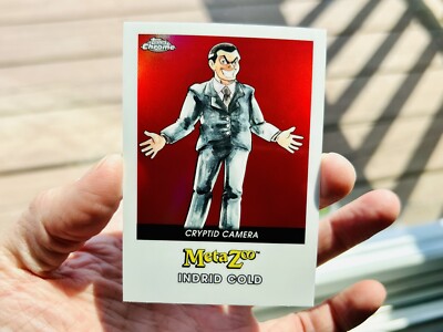 2022 Topps Chrome MetaZoo Indrid Cold Cryptid Camera First Sighting | eBay