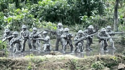 WW2 US Army Philippine Scouts Unit X10 1/56 (28mm) Wargames ...
