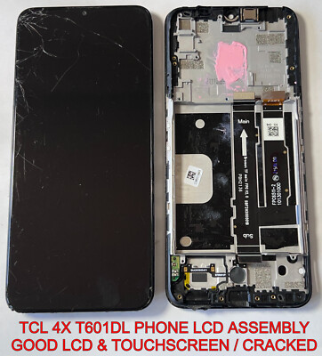OEM TRACFONE TCL 4X 5G T601DL LCD DISPLAY SCREEN DIGITIZER + FRAME ...