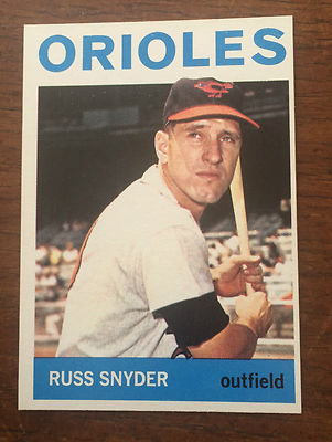 1964 TOPPS Baseball RUSS SNYDER #126 NRMT | eBay