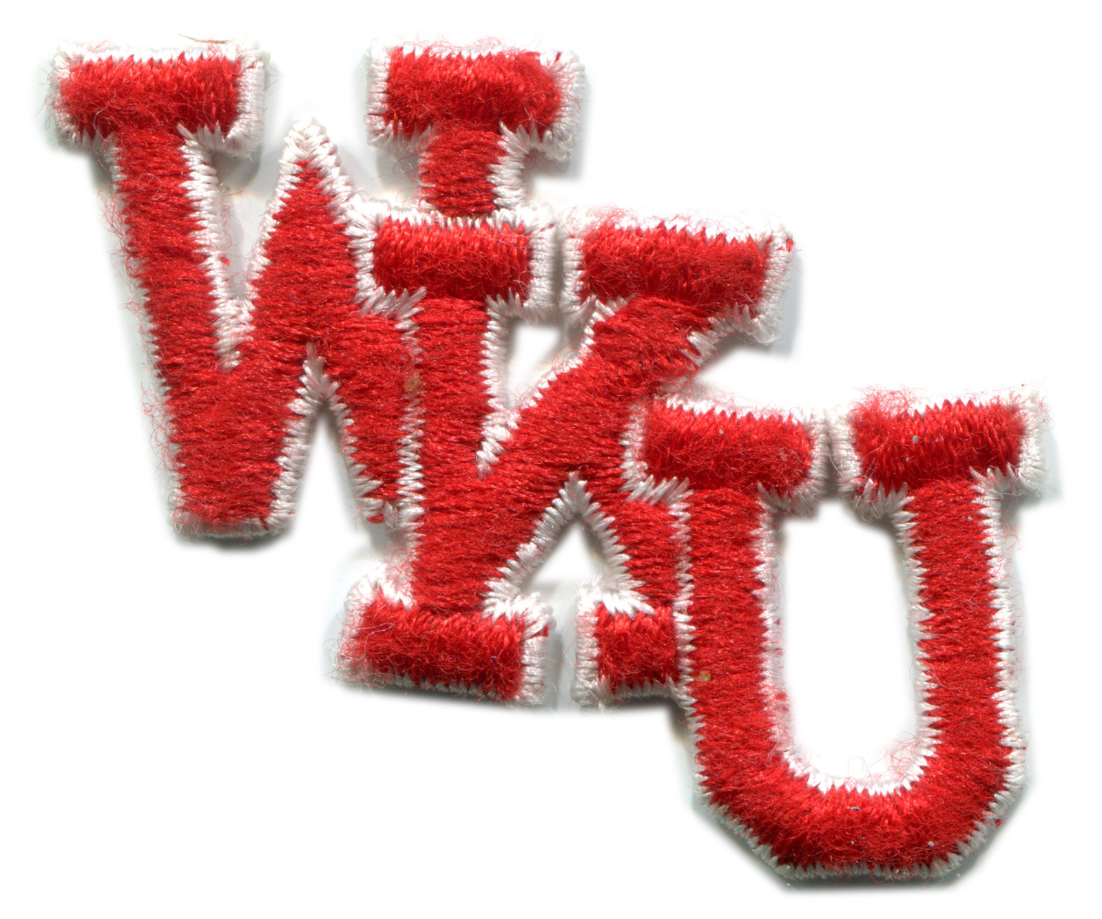 WESTERN KENTUCKY HILLTOPPERS NCAA COLLEGE VINTAGE 2.5" WKU LETTERS ...