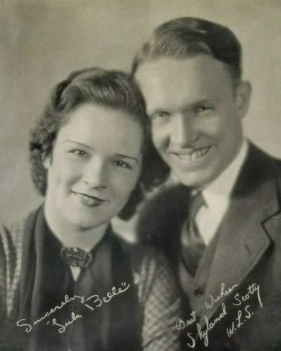 1935 Lulu Belle & Scotty Sweethearts Country Music Signed 8x10 WLS ...