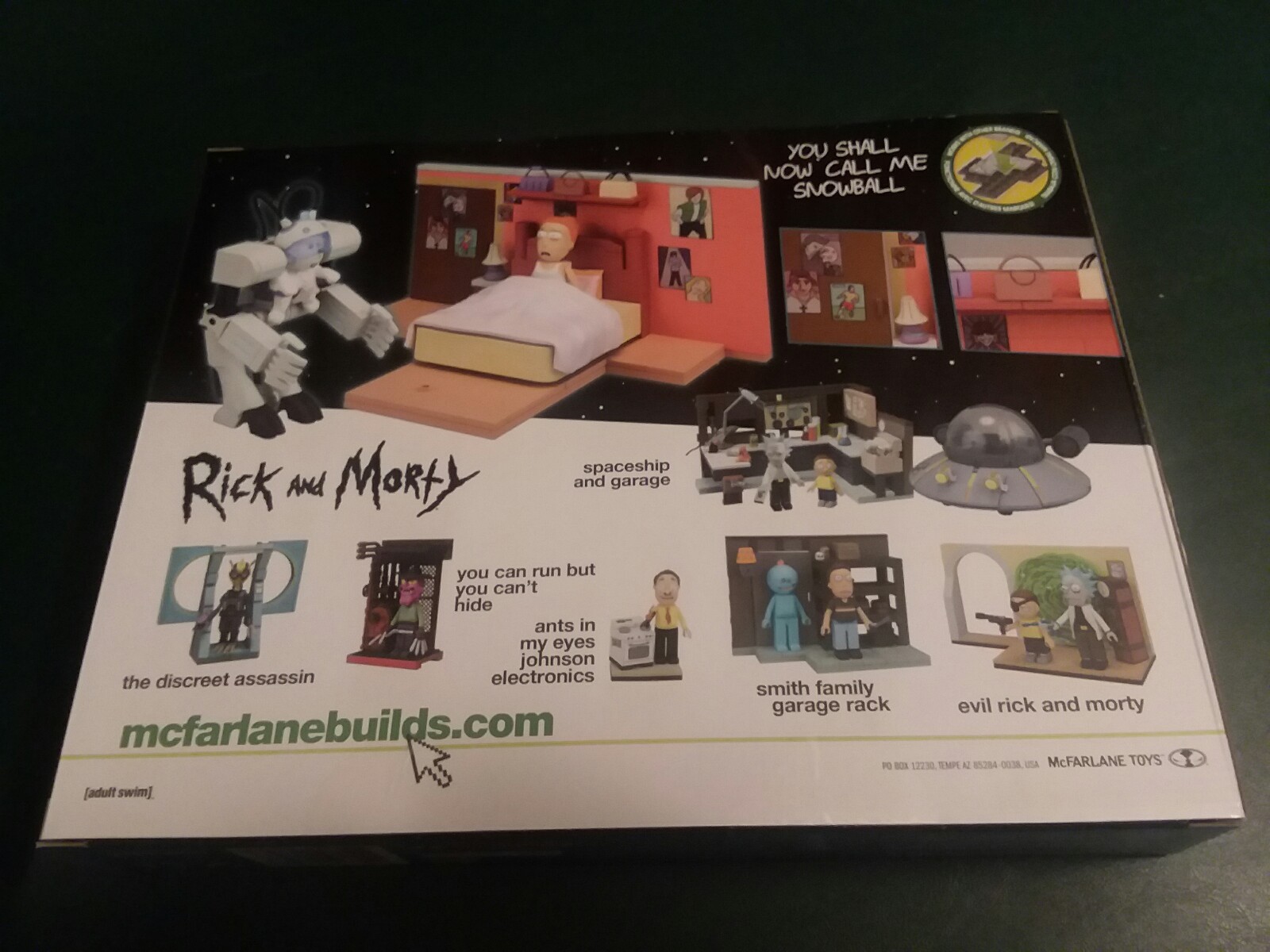 Rick and Morty You Shall Now Call Me Snowball Construction Set Toy 129 ...
