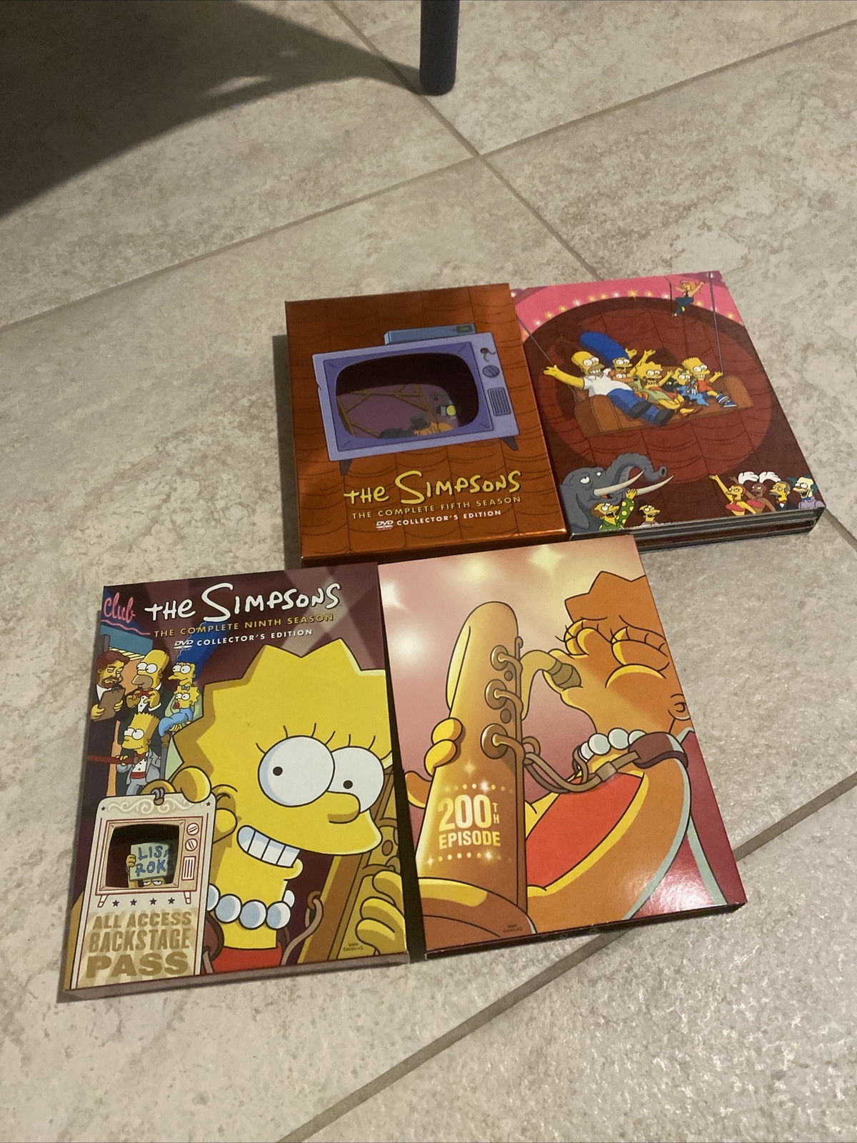 The Simpsons The Complete Ninth Season And Complete Fifth Season Lot 8 ...