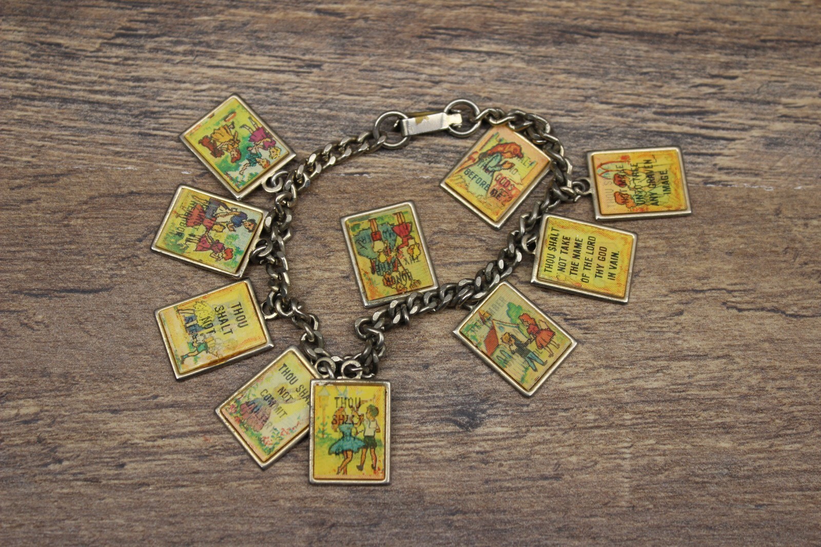 VINTAGE Vari Vue~Lenticular TEN COMMANDMENTS Flicker … - Gem