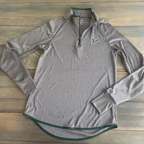 University of South Florida USF Bulls 1/4 Zip Pullover Jacket - Ladies ...