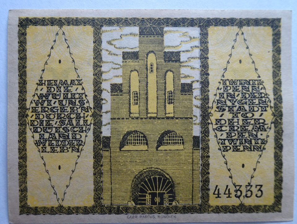 GERMANY 1920 - STADT NEUSTADT /HOLSTEIN - 50 Pfg - AU/UNC - Gra N28 ...