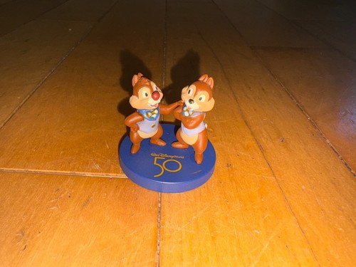 Walt Disney World 50th Anniversary Chip & Dale Mini 1.5" PVC Figure | eBay