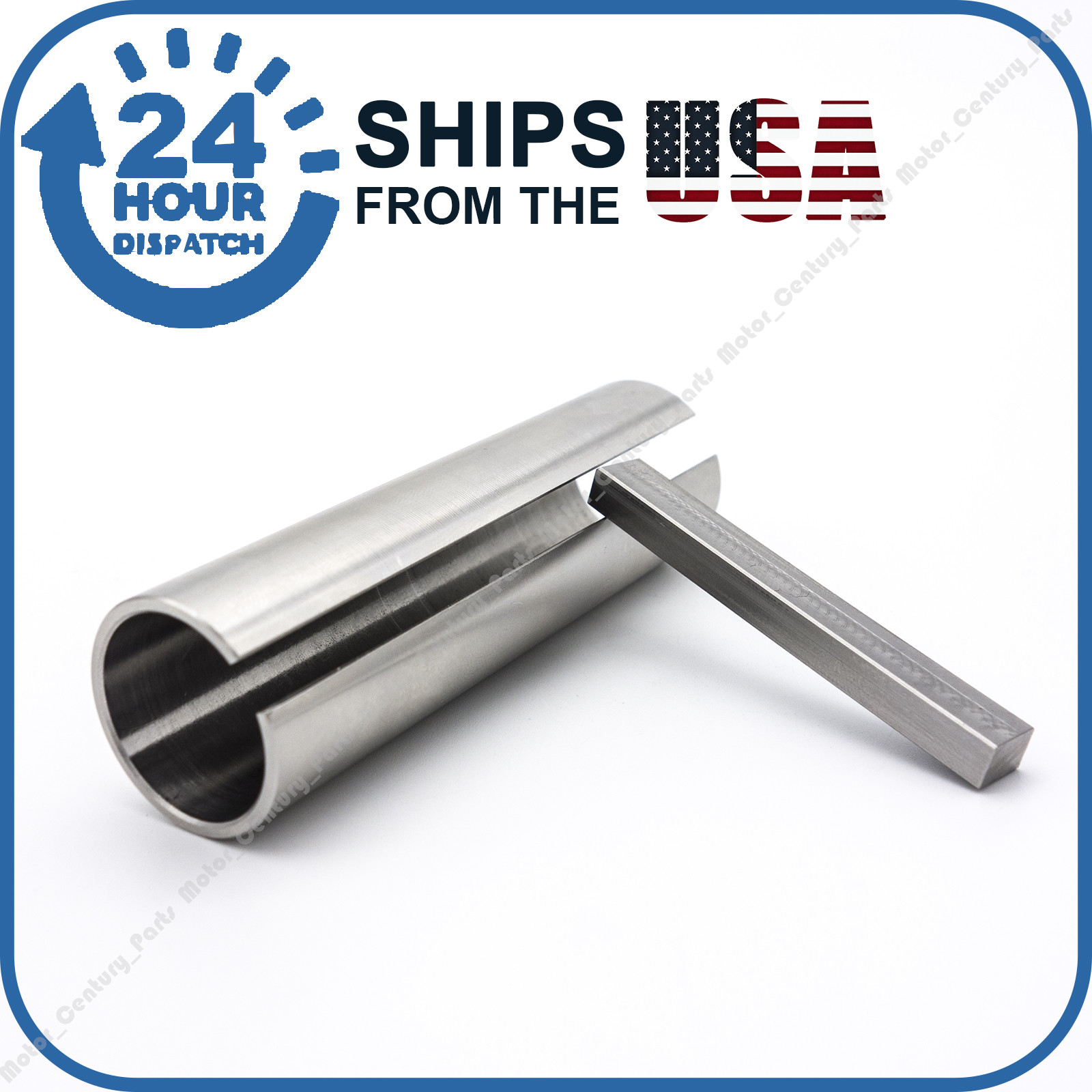 3/4" to 7/8" Shaft Adapter Pulley Bore Reducer Sleeve Bushing Keystock ...