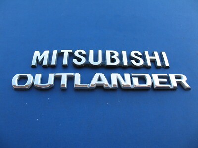 07 08 09 10 11 12 13 MITSUBISHI OUTLANDER REAR EMBLEM LOGO BADGE SIGN ...