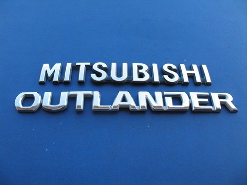 07 08 09 10 11 12 13 MITSUBISHI OUTLANDER REAR EMBLEM LOGO BADGE SIGN ...