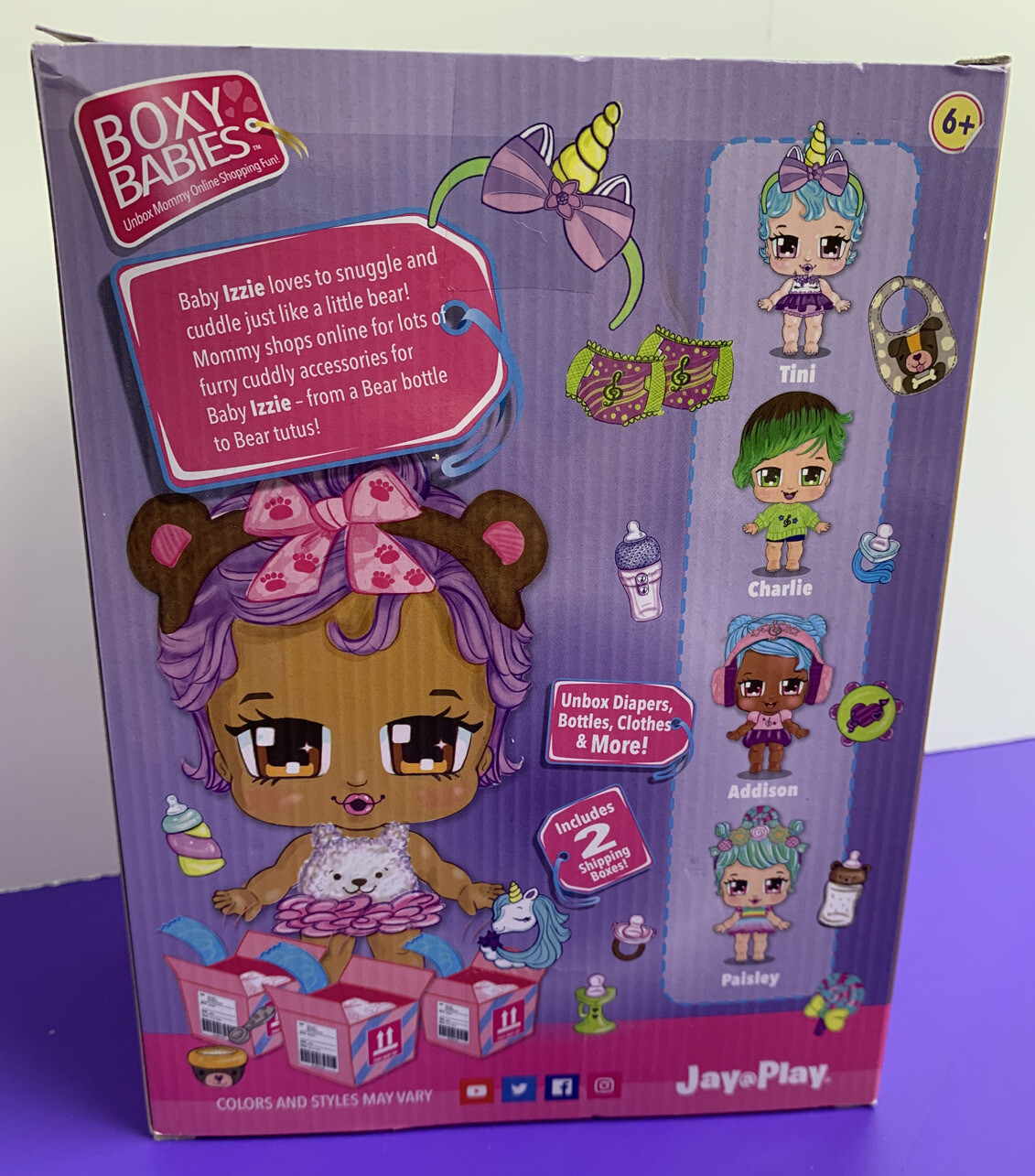 Boxy Babies Izzie Baby Doll and Surprises NEW SEALED | eBay